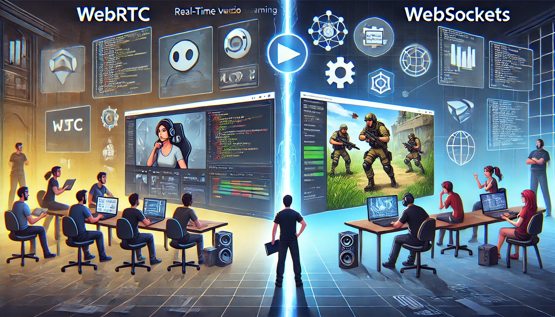 WebRTC vs. WebSockets for multiplayer games